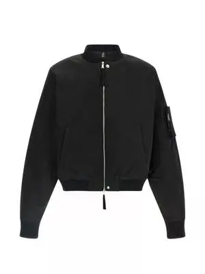 THOM KROM Zip-up Pocket-detail Bomber Jacket - Black
