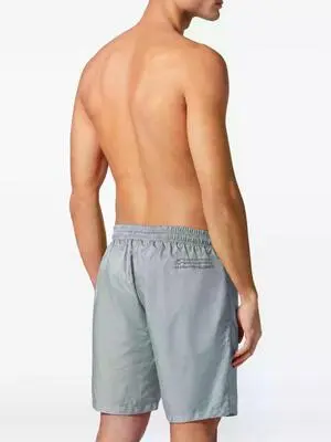 PLEIN SPORT Logo-patch Drawstring Swim Shorts
