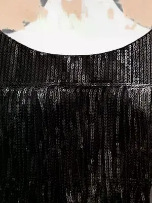 HAVEONE Sequin-embellished Fringed Top
