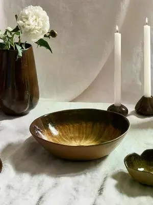 POMAX Cycle Stoneware Serving Bowl