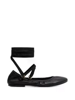 JONAK PARIS Desireuse Lace-up Ballet Flats