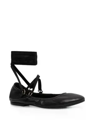 JONAK PARIS Desireuse Lace-up Ballet Flats