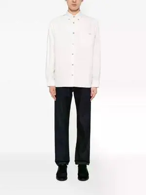 A.p.c. Logo-print Button-down Shirt