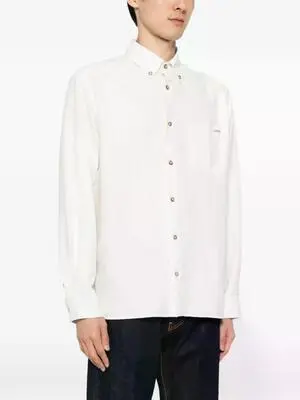 A.p.c. Logo-print Button-down Shirt