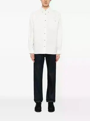 A.p.c. Logo-print Button-down Shirt