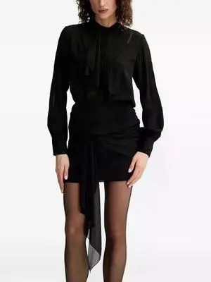 SILVIAN HEACH Ruffled Blouse - Black