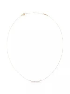 DANIEL WELLINGTON Mirelle Embellished-bar Necklace - Pink
