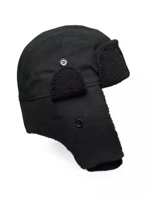 Y’s X New Era Logo-embroidered Wool Trapper Hat - Black