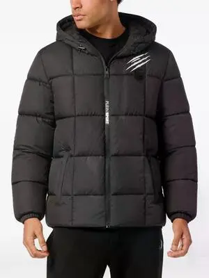 PLEIN SPORT Thunder Hooded Puffer Jacket