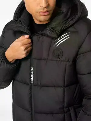 PLEIN SPORT Thunder Hooded Puffer Jacket