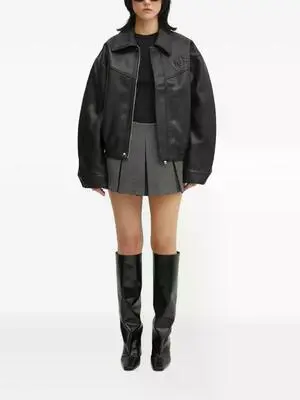 WRSTBHVR Madden Pleated Mini Skirt