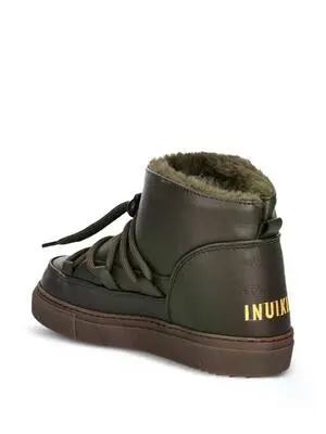 Inuikii Grape Lace-up Ankle Boots