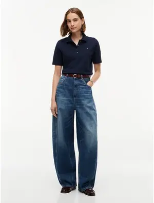 Tommy Hilfiger High-rise Loose Balloon Leg Jean - Cam Mid