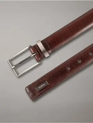 Calvin Klein Logo Plaque Harness Belt - Brown