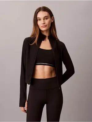 Calvin Klein Soft Sport Rib Jacket - Black