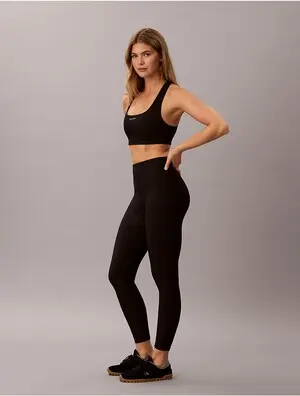 Calvin Klein Soft Sport Rib 7/8 Leggings - Black