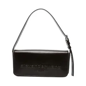 Alexander Wang Punch Flap Shoulder Bag - Black