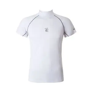 HELLSTAR Mockneck Compression T-shirt - White