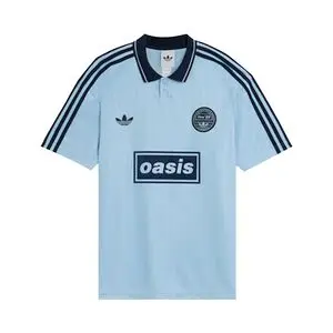 Adidas X Oasis Tour Jacquard Jersey 'clear Sky - Blue