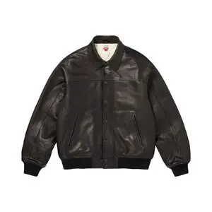 Supreme X A.presse Leather Jacket - Black
