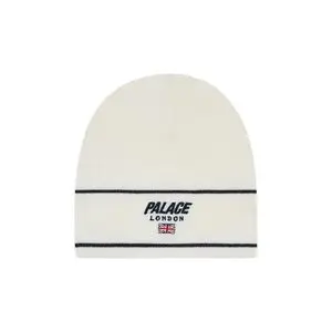 PALACE London Nein Cuff Beanie - White