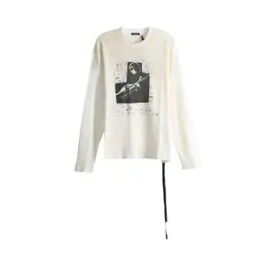 ANN DEMEULEMEESTER Emil Relax Fit Boxy T-shirt 'chalk - Tan