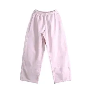 Alexander Wang Logo Print Mid-rise Relaxed Sweatpant - Pink