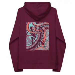 ANCHOR & CREW Burgundy Eighteen Unseen Editions Organic Cotton Hoodie - Red