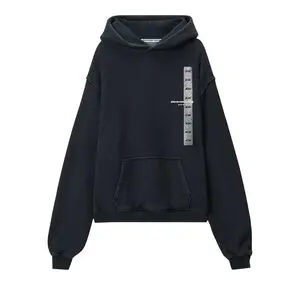 Alexander Wang Flasher Graphic Hoodie - Black