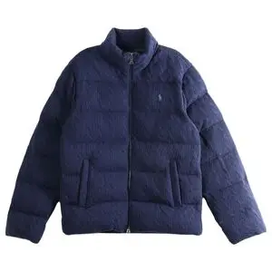 Polo Ralph Lauren Long Sleeve Quilted Cable Knit Full Zip Mockneck Sweater 'hunter Navy