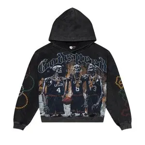 GODSPEED Dream Team Hoodie Wash - Black