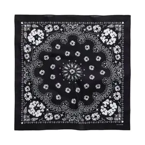 DENIM TEARS Cotton Wreath Paisley Bandana - Black