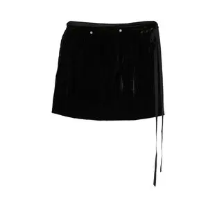 ANN DEMEULEMEESTER Jolien Mini Wrap Skirt - Black