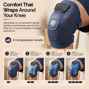 MIKO Rebound Red Light Air Compression Knee Massager