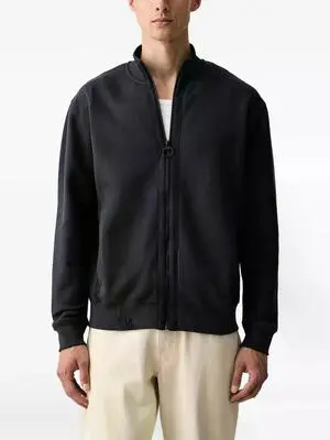 Barbour Zip-up Ribbed-trim Sweater