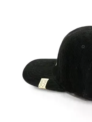 Visvim Excelsior Ii Corduroy Baseball Cap - Black