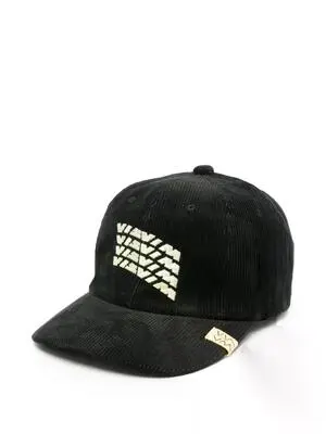 Visvim Excelsior Ii Corduroy Baseball Cap - Black