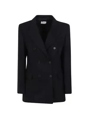 P.a.r.o.s.h Double-breasted Peak-lapel Jacket - Blue