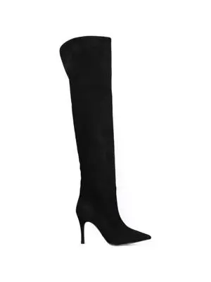BIANCADI Pointed-toe Over-the-knee Boots - Black