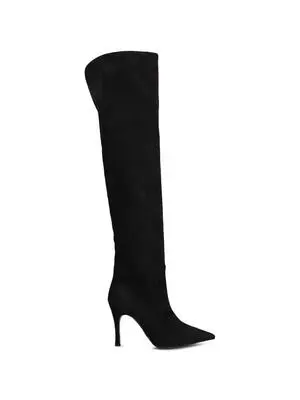 BIANCADI Pointed-toe Over-the-knee Boots - Black
