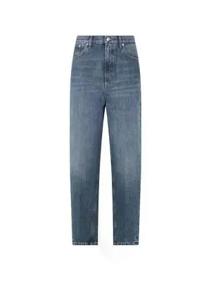 DONDUP Faded-effect Straight-leg Jeans - Blue