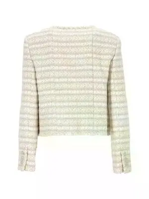 THELAURENT Tweed Frayed-edge Jacket
