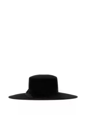 Alanui Gaucho Flannel-finish Wide-brim Hat