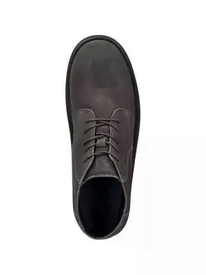 Armani Exchange Suede Lace-up Boots