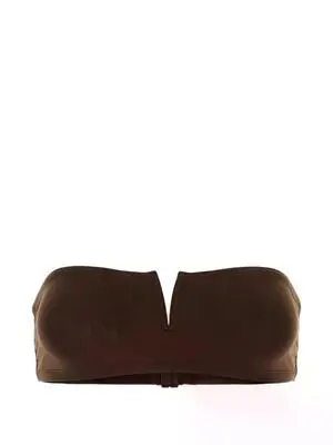 ERES Arcade Bandeau Bikini Top Brown