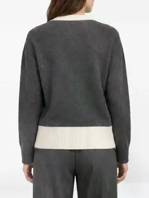 Seventy 19.70 Colour-block V-neck Cardigan