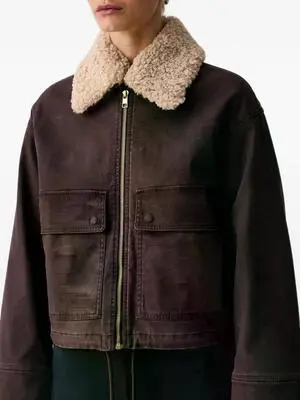 Marc O'polo Shearling-collar Pocket-detail Jacket