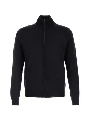 Fendi Zip-up Wool Cardigan