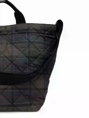 Barbour Tartan Liddesdale Quilted Tote Bag