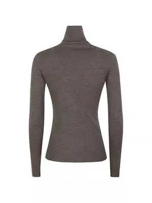 P.a.r.o.s.h Ribbed-knit Roll-neck Sweater - Brown